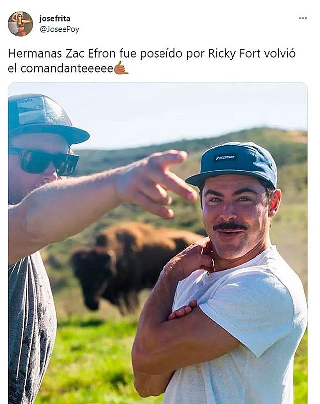 Zac Efron y su look Ricardo Fort: los memes